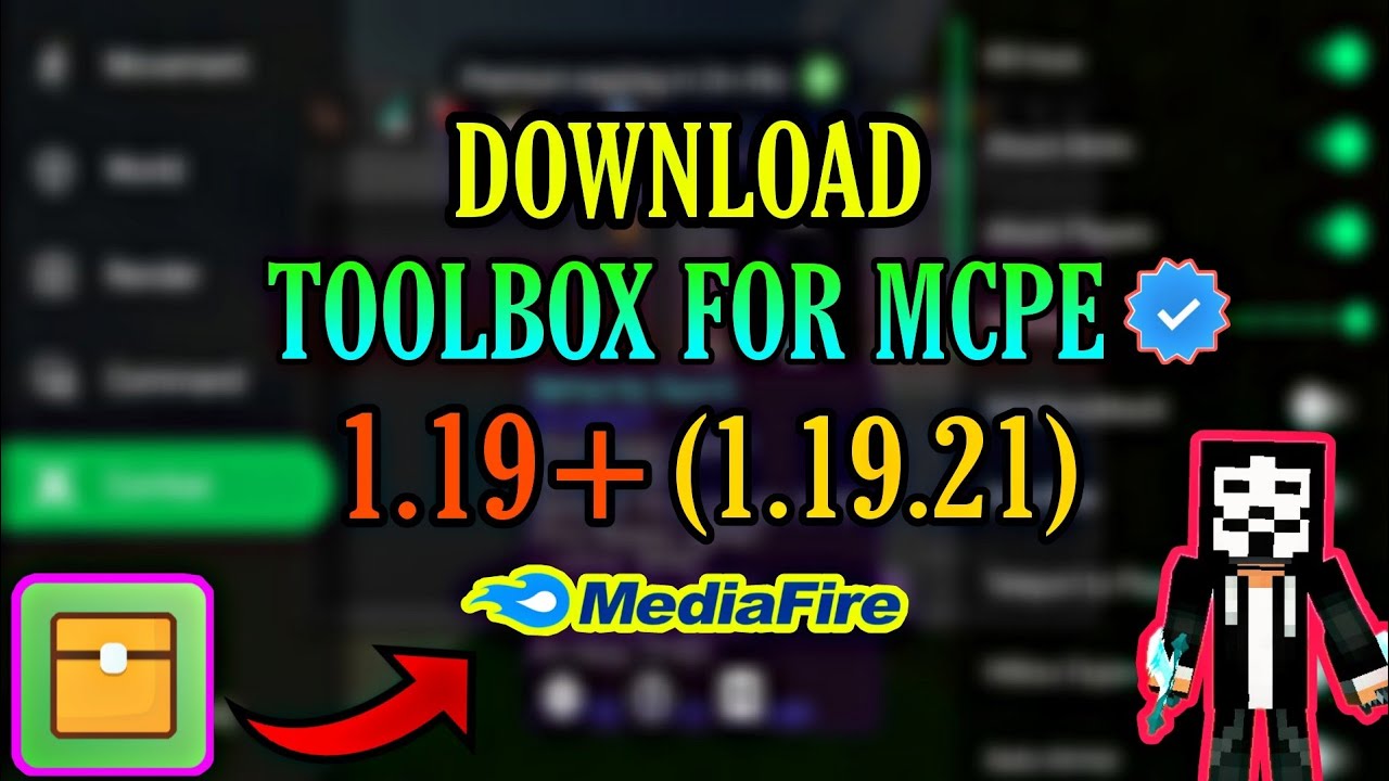 Toolbox For MCPE 1.19.21 | MCPE BEST MOD MENU - YouTube