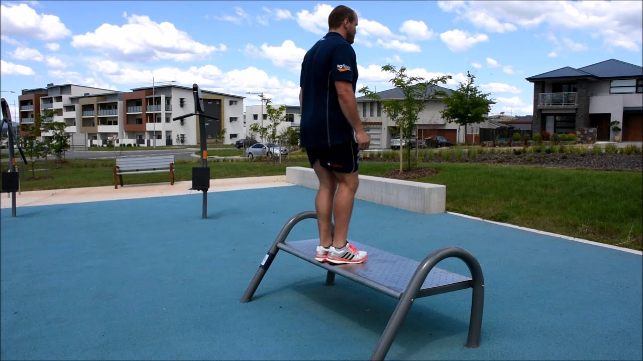 Outdoor Fitness Equipment - Step Ups - YouTube