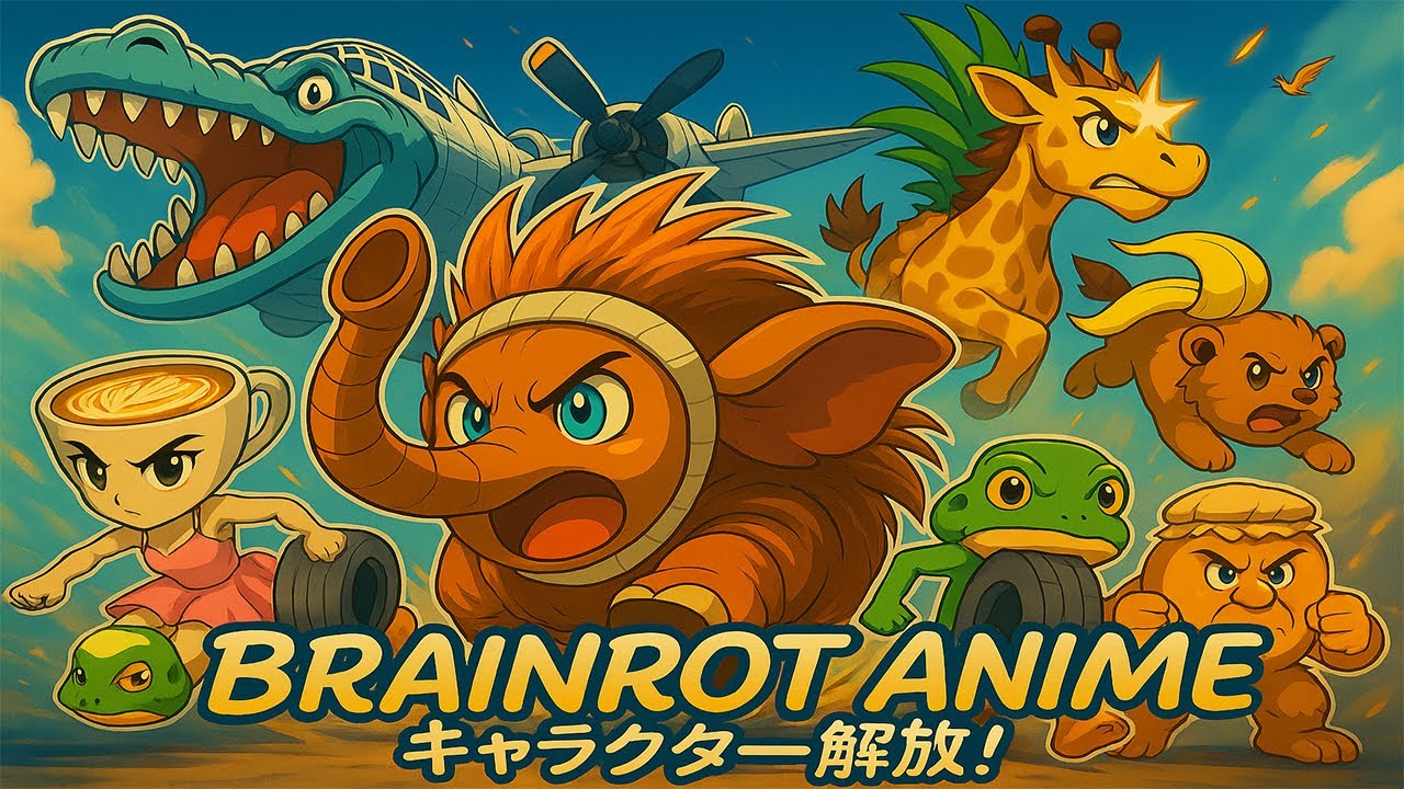 BRAINROT ANIME: BRAINROT CHARACTERS UNLEASHED! OFFICIAL MUSIC VIDEO ...