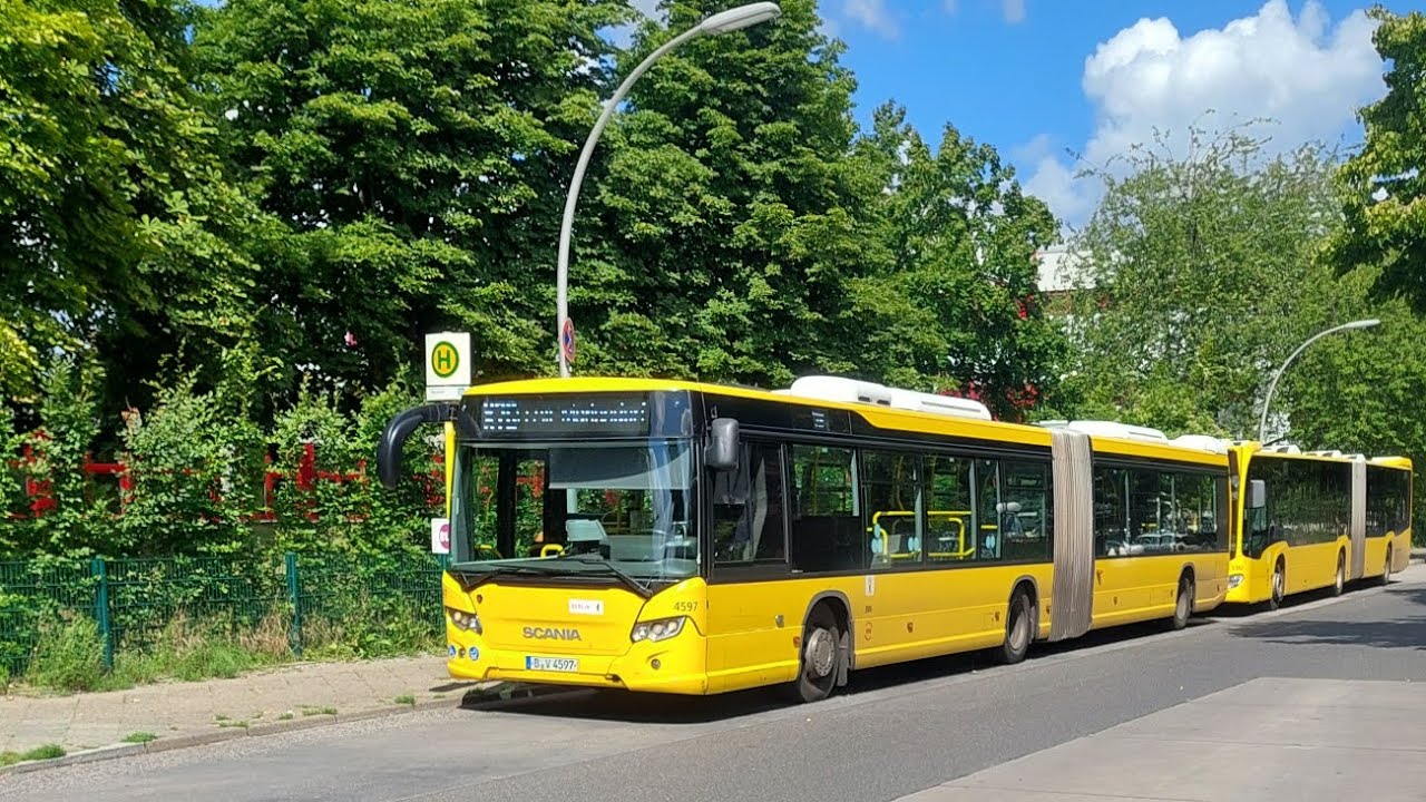 Bus Berlin | Mitfahrt auf dem Kompl. X76 Von Nahariyastr. bis Forddamm ...