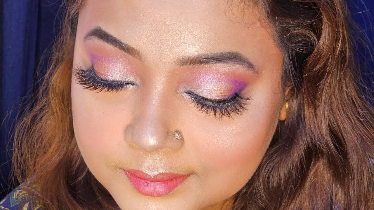 Created this soft look with affordable makeup products.Shimmered eye ...