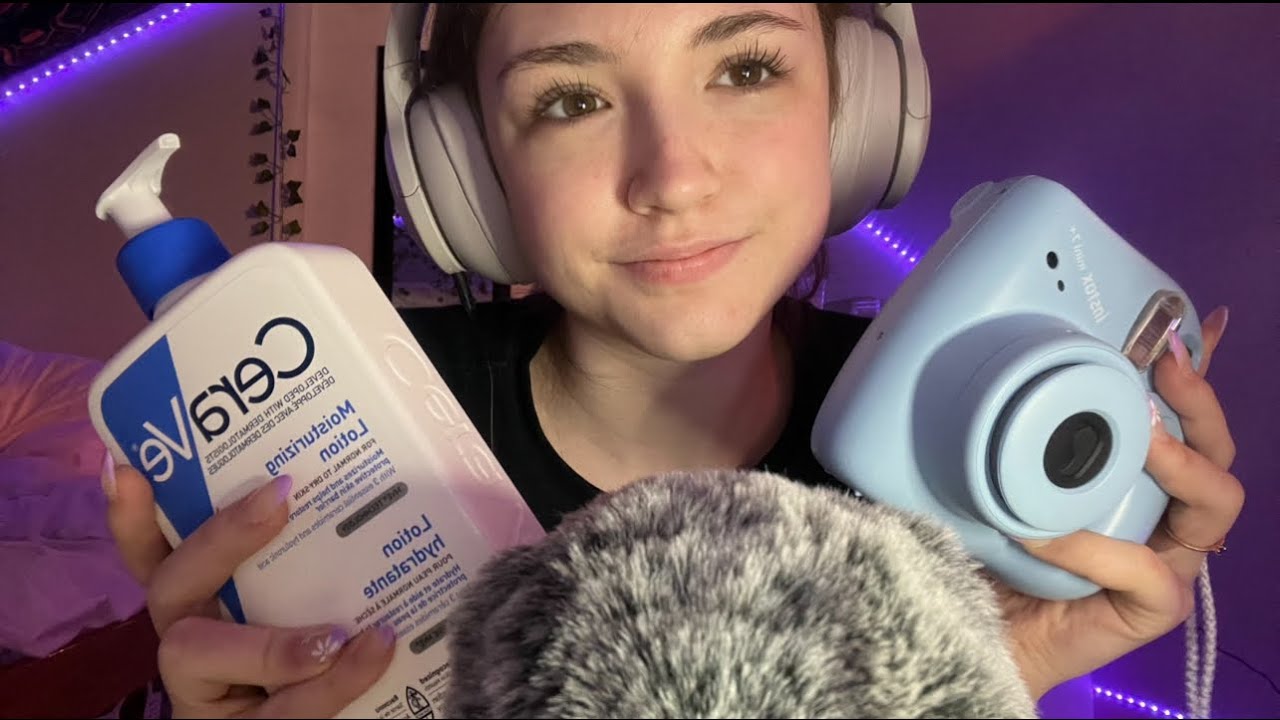 ASMR with blue triggers! - YouTube