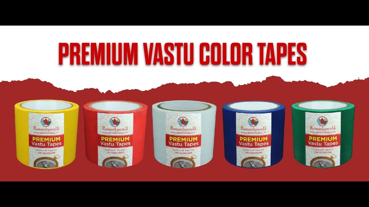 Vastu Color Tapes: Quick Guide On How To Install The Vastu Color Tapes ...