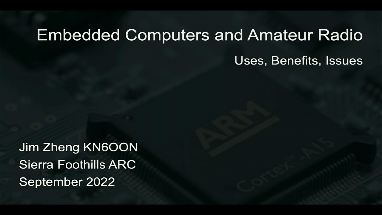 Embedded Computers and Ham Radio - YouTube