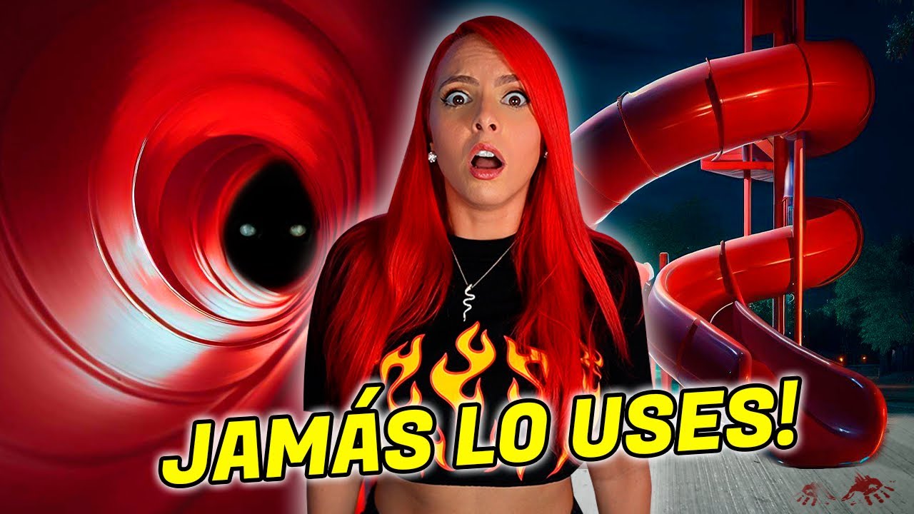 NUNCA bajes por un TOBOGÁN ROJO ⚠️ | Jenny Devil😈 - YouTube