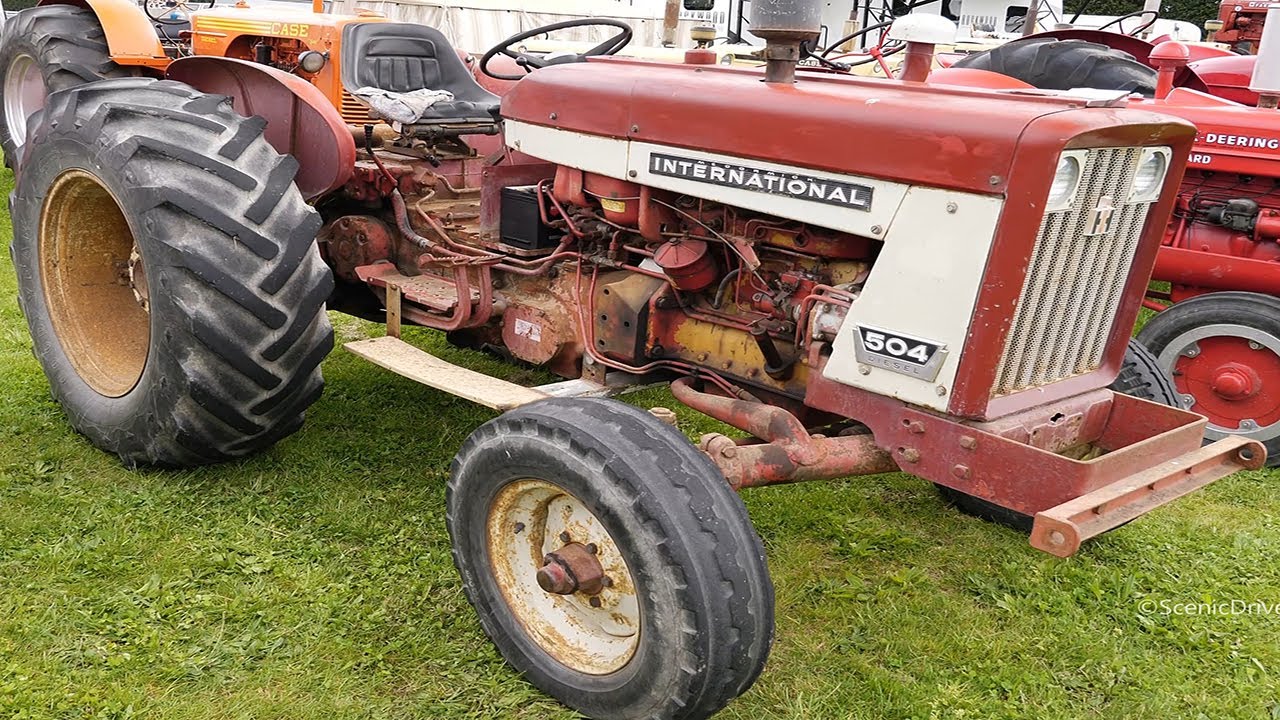 Vintage 1961-68 International 504 Utility Tractor in Rangiora - YouTube