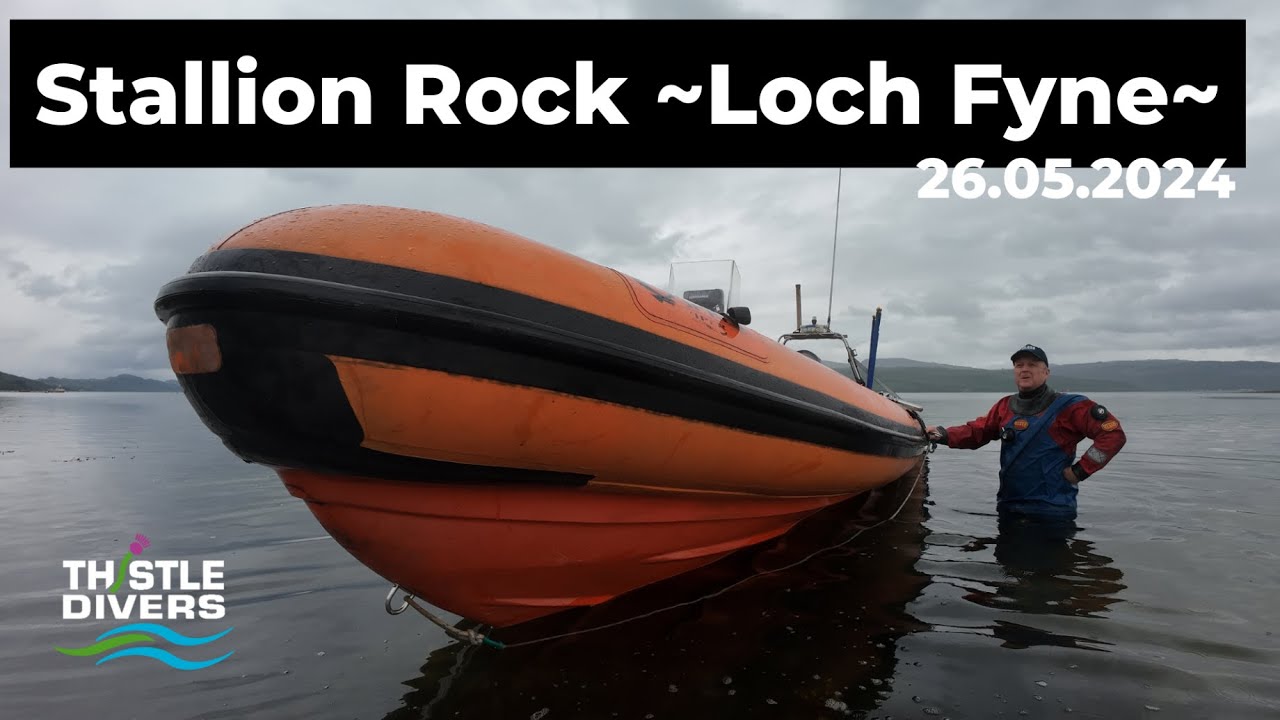 SCUBA Diving in Scotland | Wall Dive at Stallion Rock - YouTube