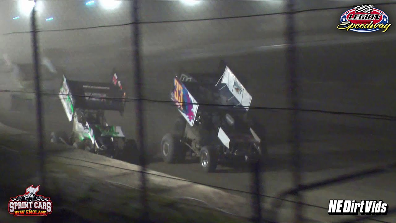 Highlights: Sprint Cars of New England at Legion Speedway 9 9 2016 ...