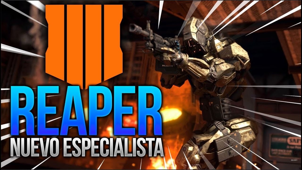 ASI ES el ¨NUEVO ESPECIALISTA¨ de BLACK OPS 4 : EL REAPER 🔥👌 - YouTube