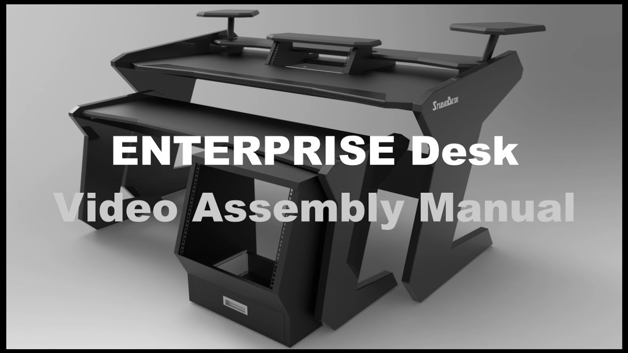 Enterprise desk - Video assembly manual - YouTube