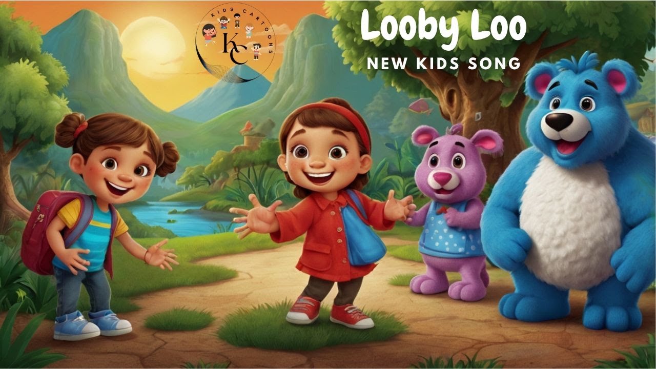 KIDS CARTOONS, KIDS POEMS, KIDS SONGS, Looby Loo New Kids Song - YouTube