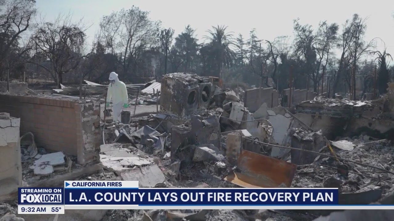 LA County lays out fire recovery plan - YouTube