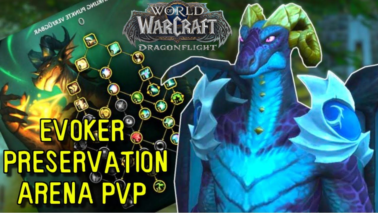 PRESERVATION EVOKER PvP - WoW Dragonflight Arenas - YouTube