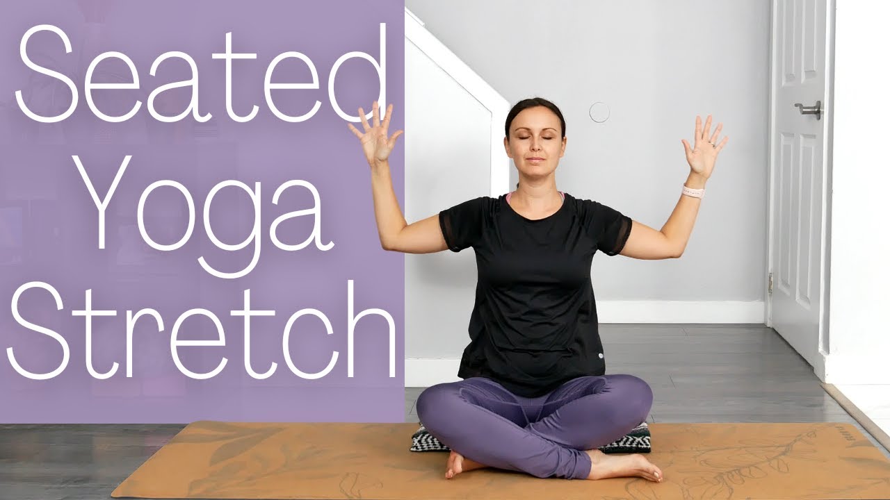 10 Minute Seated Yoga Stretch - Gentle Stretch | Yoga with Rachel - YouTube