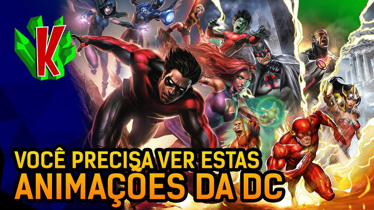 10 MELHORES ANIMAÇÕES DA DC - YouTube