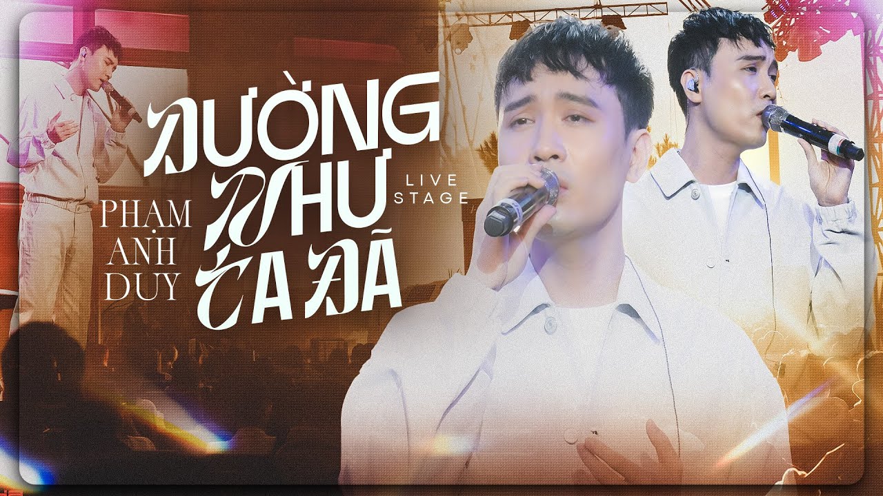 DƯỜNG NHƯ TA ĐÃ - PHẠM ANH DUY Live at #Lululola - YouTube