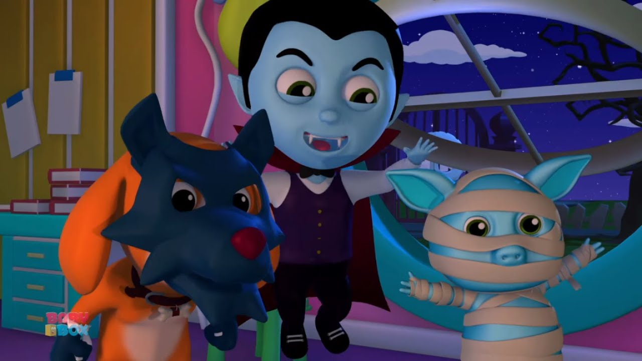 The Monsters Are Out | Halloween Songs For Kids | Scary Videos For ...