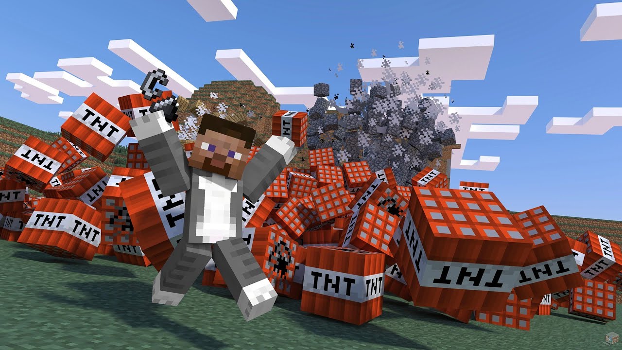 1000000 TNT EXPLOSION MINECRAFT LIVE || MINECRAFT LIVE PLAYING WITH ...