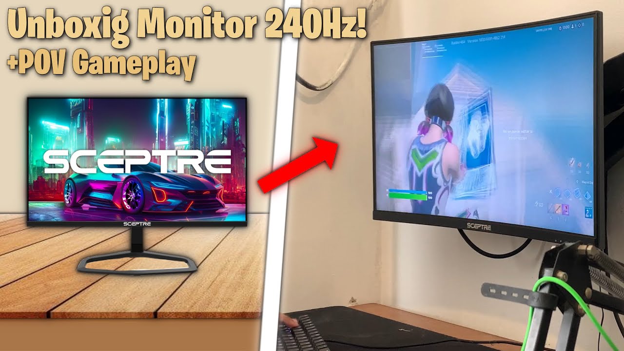Unboxing de Monitor 240Hz! (Sceptre C25 24.5") + ¡POV Gameplay ...