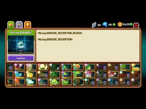 PvZ 2 unused plants | mini peashooter & burnade - YouTube