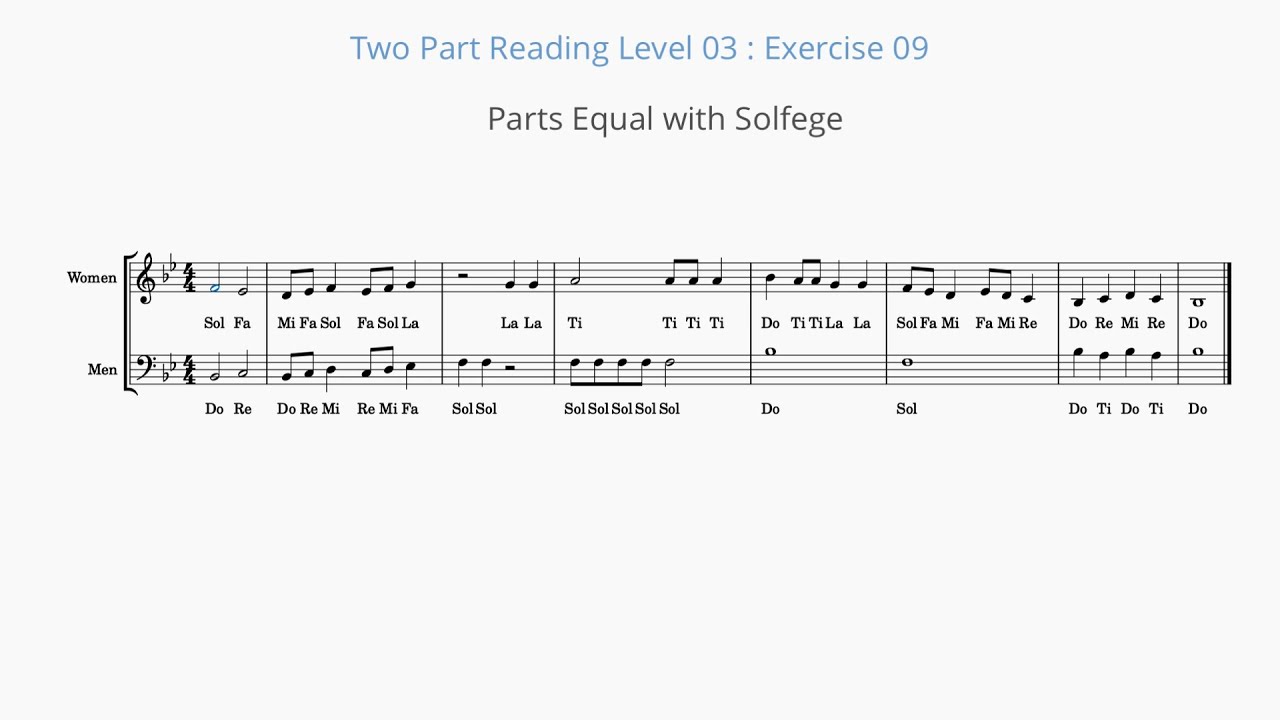 Two Part Reading Level Three : Exercise 09 - YouTube