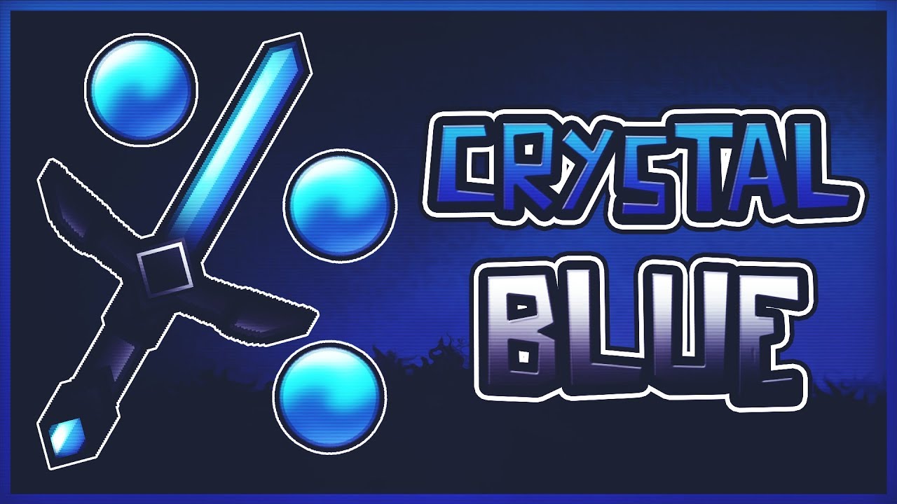 MINECRAFT PVP TEXTURE PACK - CRYSTAL BLUE (FPS) - YouTube