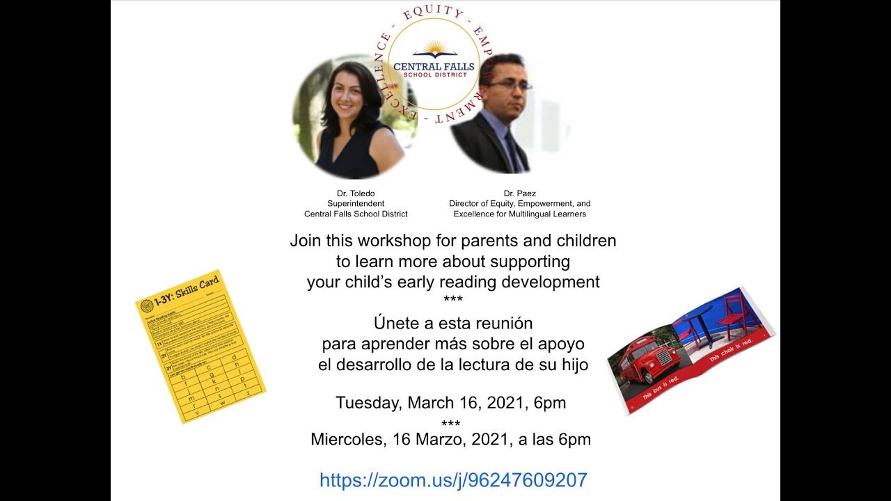 Bilingual Family Literacy Workshop -- Reunión de Lectura para Familias ...