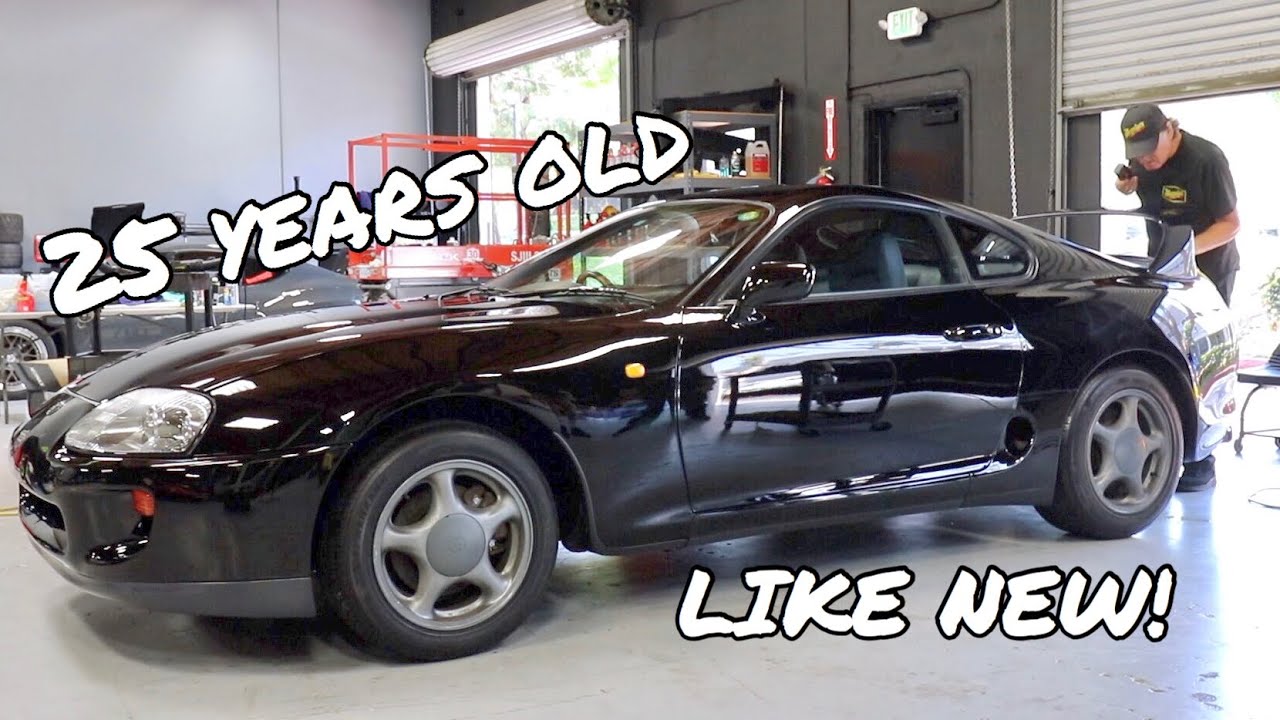 Toyota Supra Paint Restoration! - YouTube