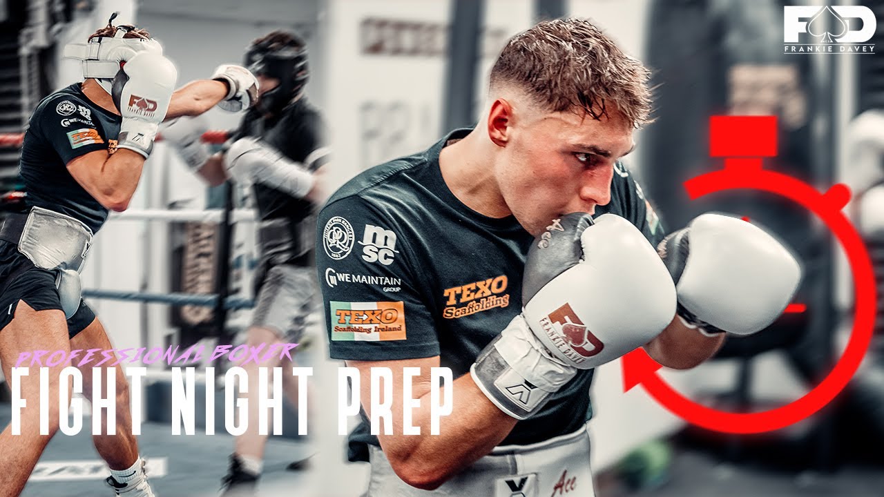 Fight Night Prep | Day in Camp with Professional Boxer (SPARRING DAY ...