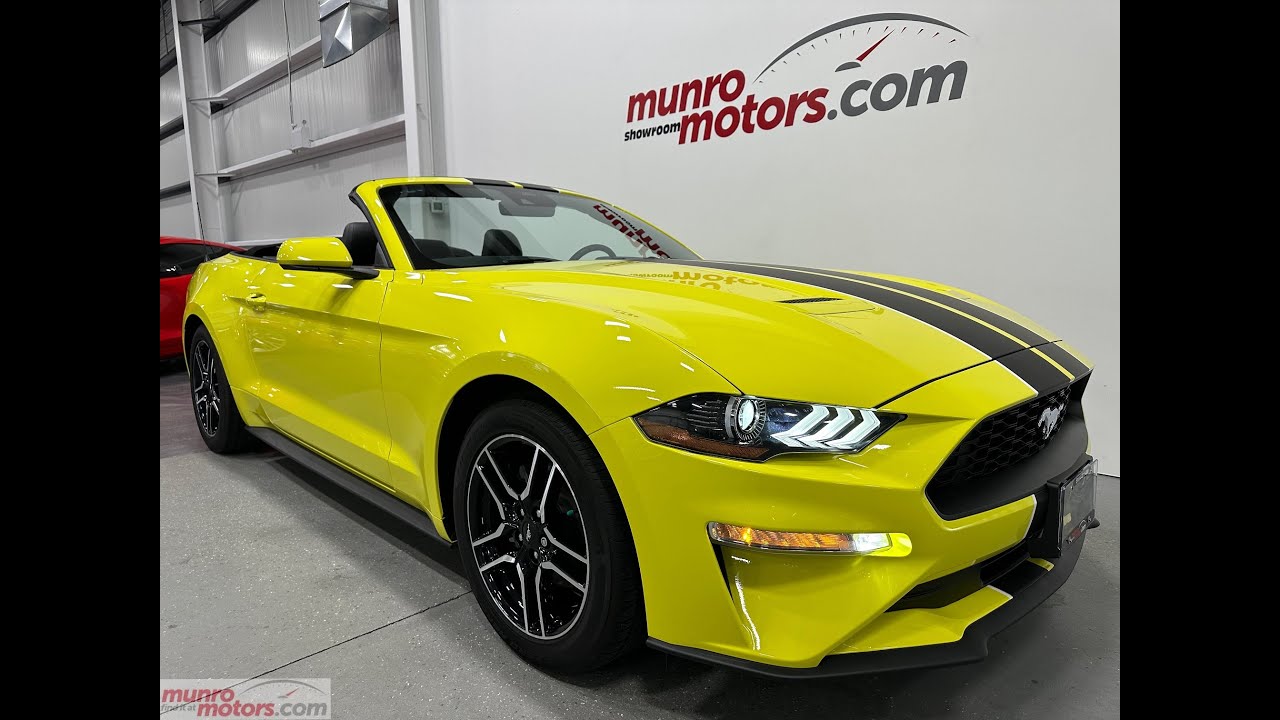 2021 SOLDSOLDSOLD Ford Mustang EcoBoost Prem Convert 310hp 6-Speed ...
