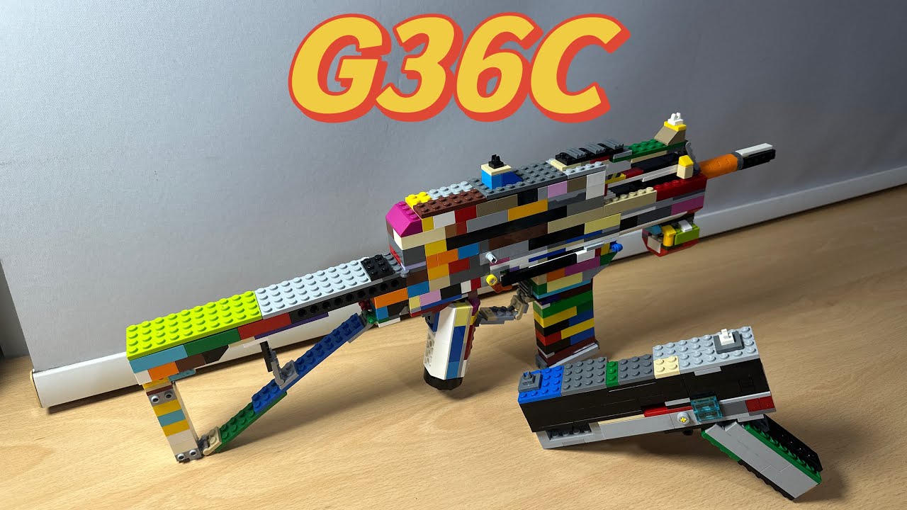 LEGO G36C Assault Rifle - YouTube