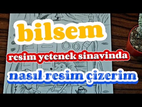 bilsem resim yetenek sınavında nasıl resim çizmem gerekiyor? anne kirpi ve çocuk kirpi çizimi.Part.2