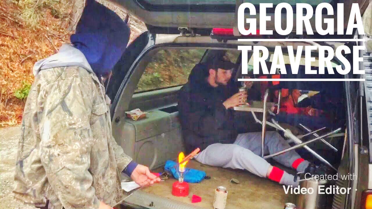 Camping overlanding on the Georgia traverse - YouTube