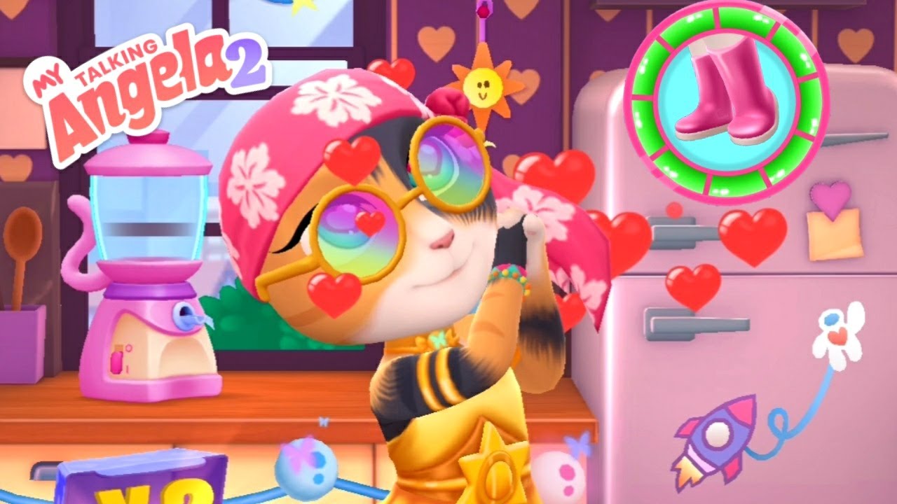 My Talking Angela 2 Big Update Space Adventure Gameplay Walkthrough ...