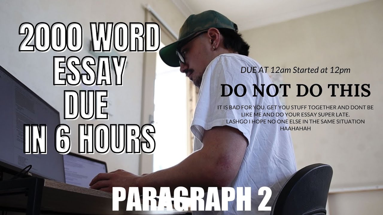 Writing A 2000 Word ESSAY in 6 HOurs | Otago University - YouTube