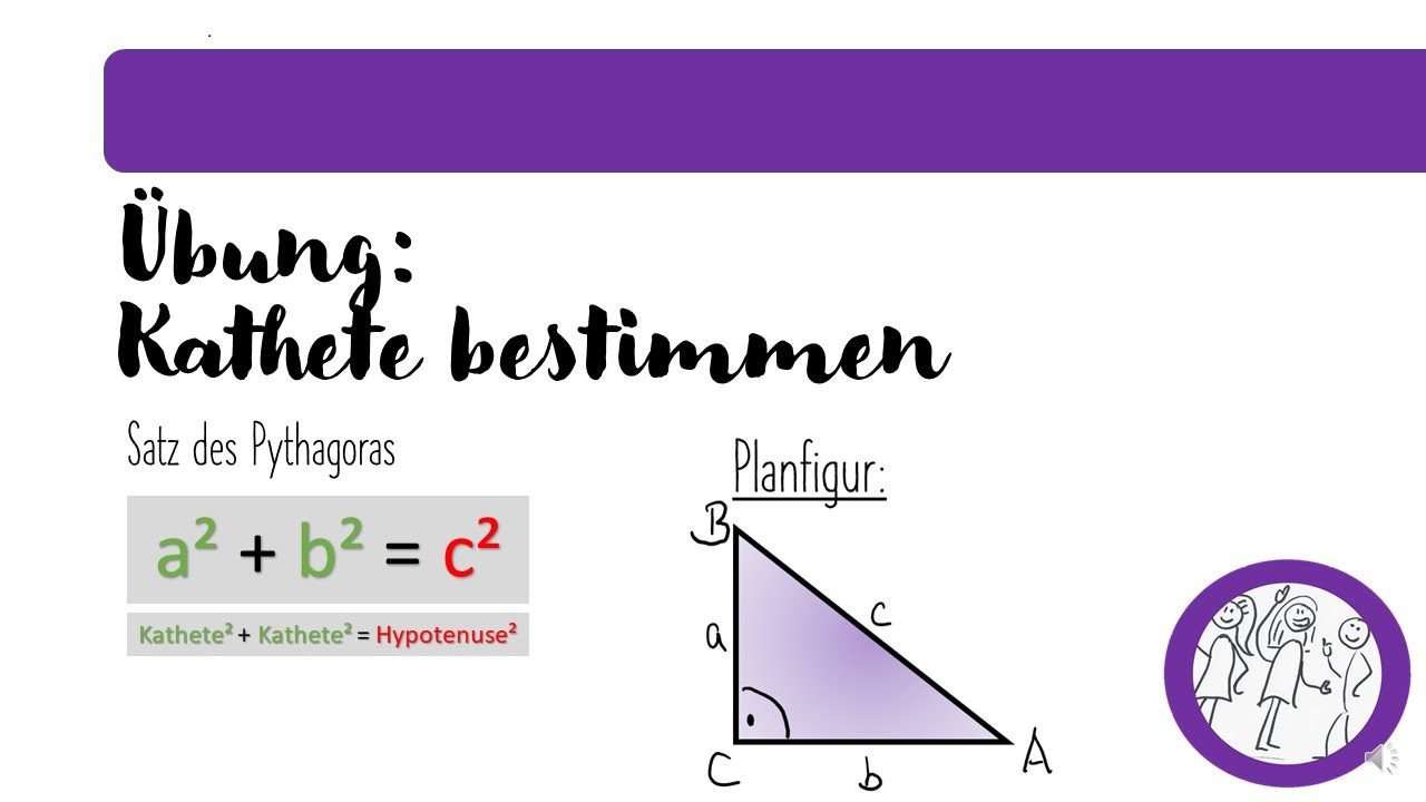 Übung: Kathete bestimmen - YouTube