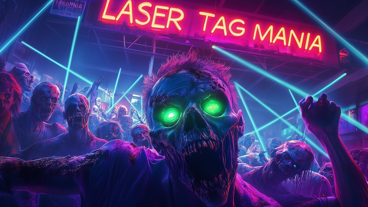 LASER TAG ZOMBIE MANIA (Call of Duty Zombies) - YouTube