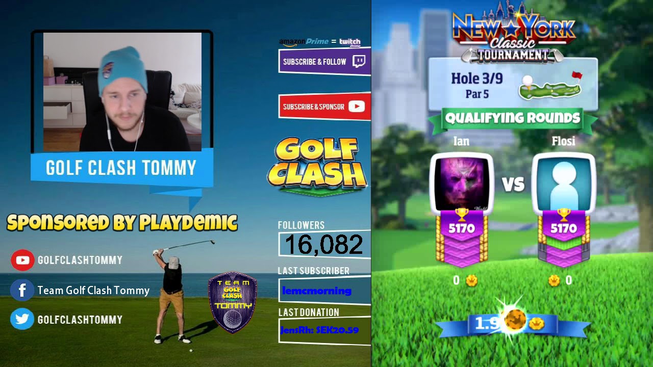 Golf Clash tips, Playthrough, Hole 1-9 - Masters - TOURNAMENT WIND! New ...