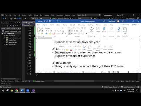 2025 Spring CS2 Chapter 15 - C++ Inheritance - Lab - YouTube
