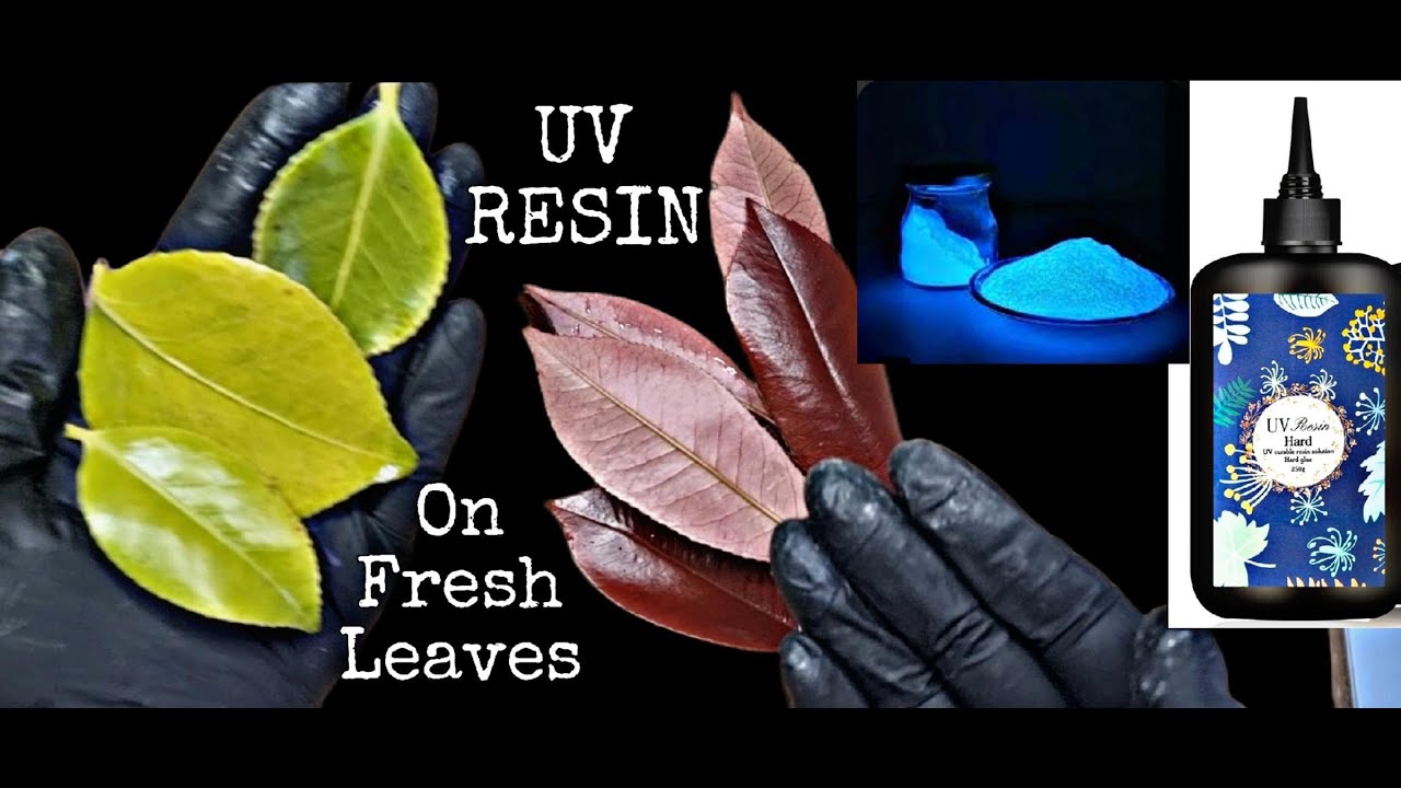 You Need UV Resin And Glow In The Dark Powder For This Technique - YouTube
