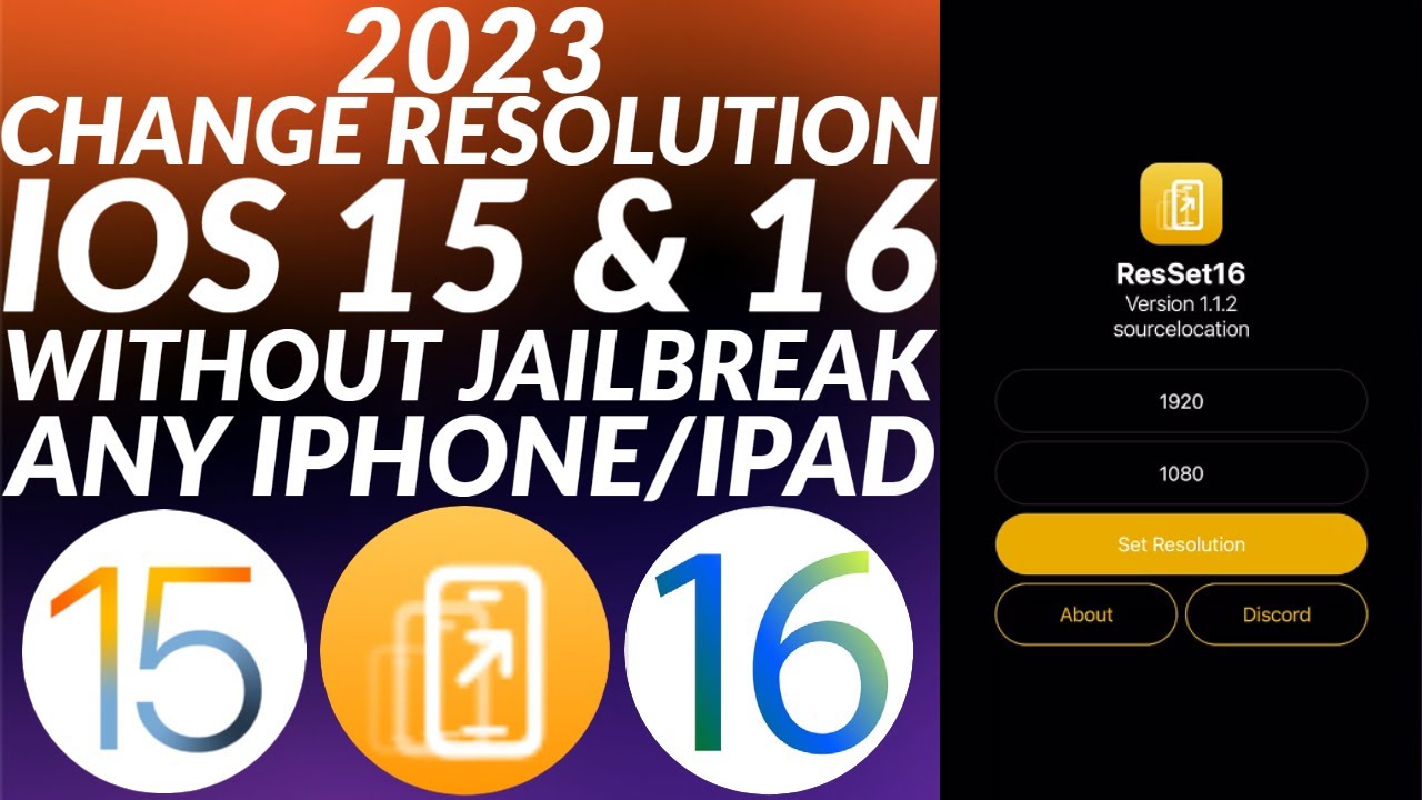 How To Change Resolution On IPhone iPad Without Jailbreak IOS 15 iOS 16 how-to-change-resolution-on-iphone-ipad-without-jailbreak-ios-15-ios-16