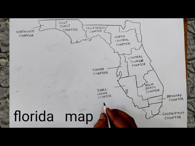 Map Of Florida Northwest Coastline