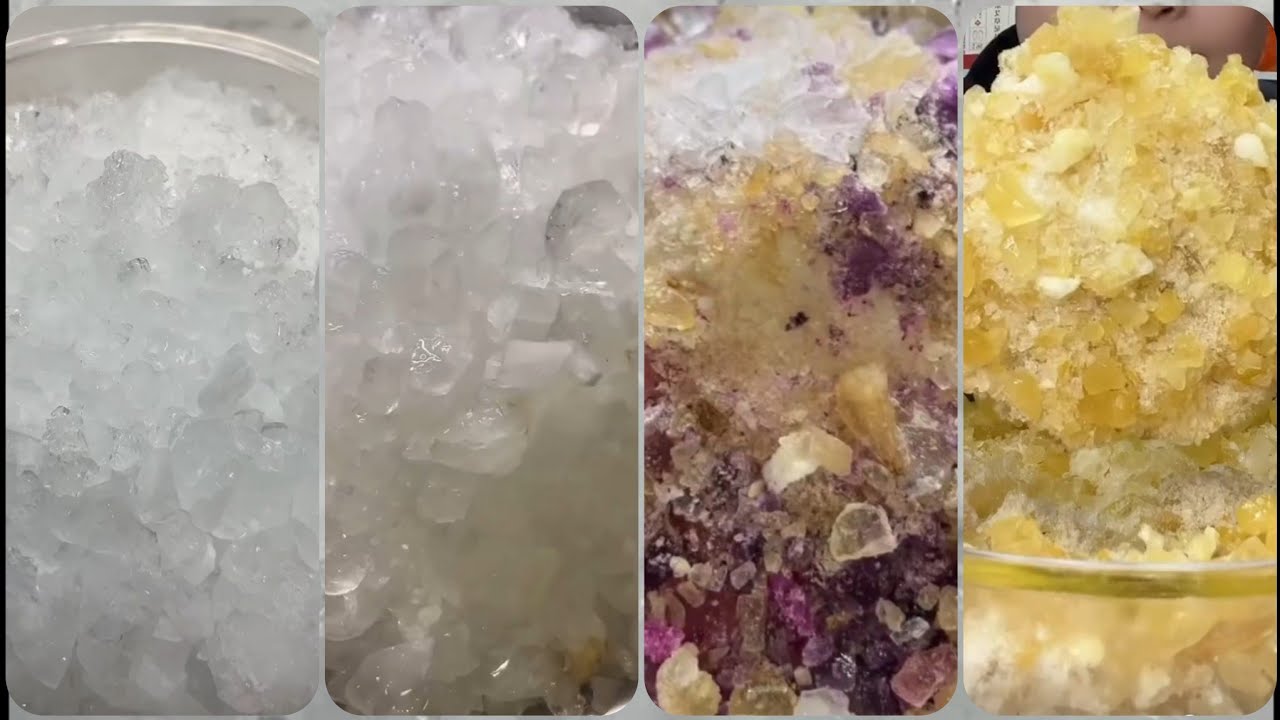 SOLO | REFROZEN CRUSHED ICE WITH SHAVED ICE | HARD ICE | CRUNCHY - YouTube