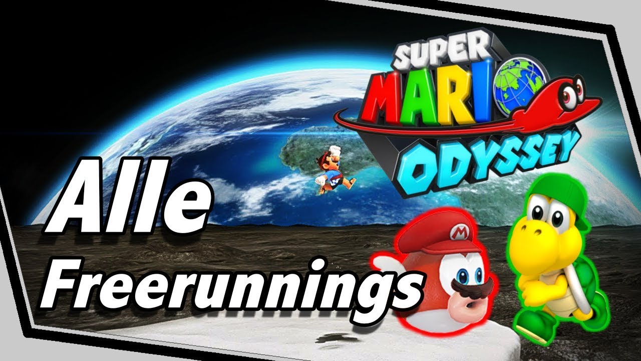 Super Mario Odyssey - Alle Koopa Freerunning Rennen - YouTube