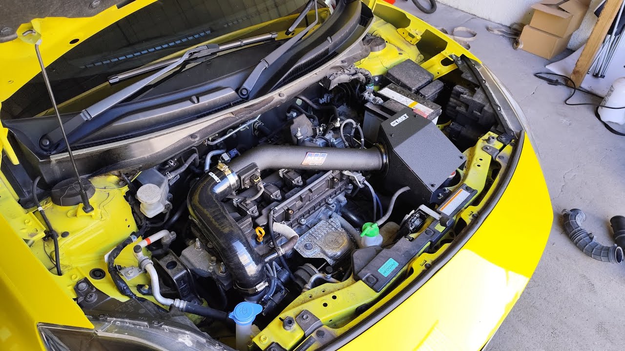How to fit an MST intake on a ZC33S Suzuki Swift Sport - YouTube