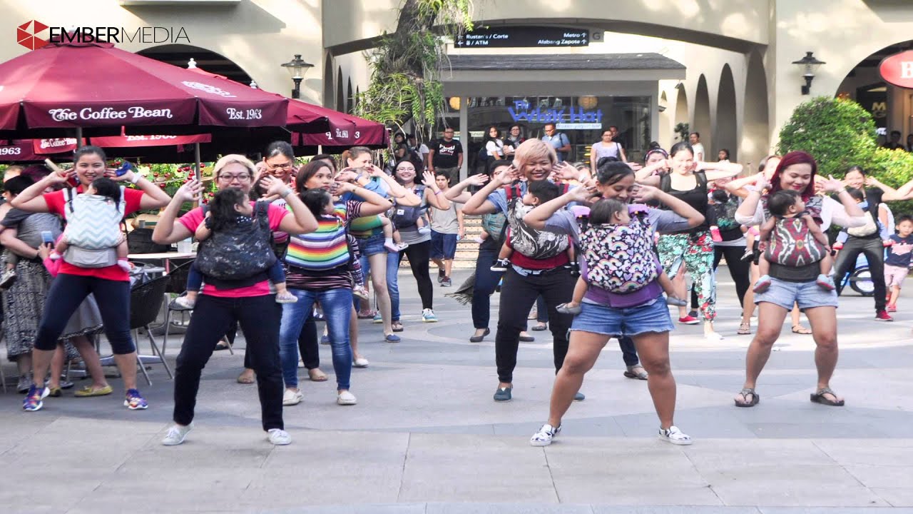 The First Babywearing Flash Mob in the Philippines - YouTube
