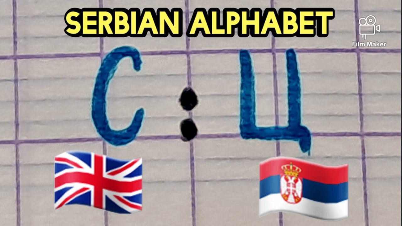 How to learn the Serbian Cyrillic Alphabet from a to z / Serbian ...
