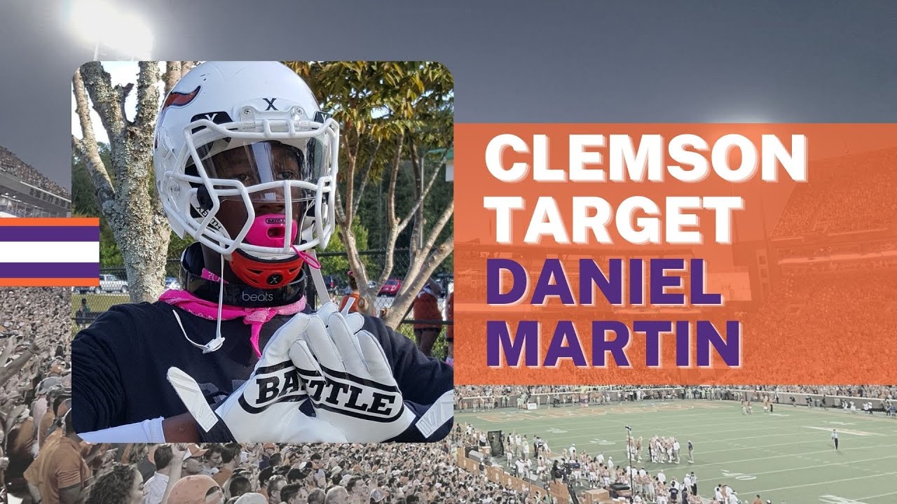 Daniel Martin Clemson 2022 OLB Target - YouTube