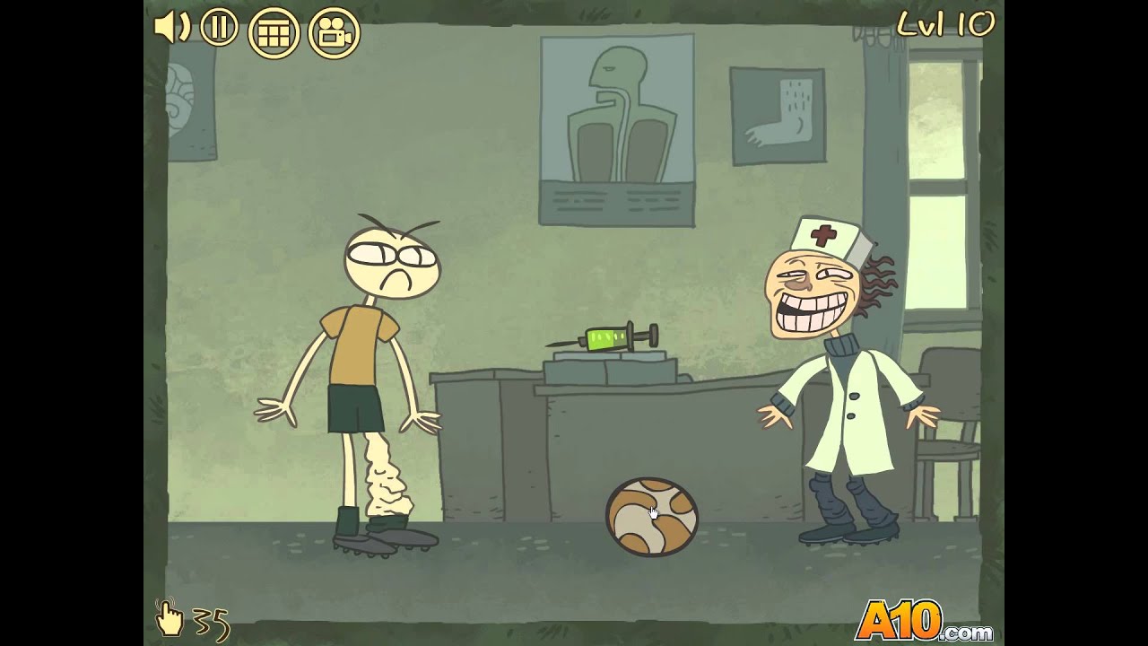 TrollFace Quest 5 -- Level 10 Walkthrough - YouTube