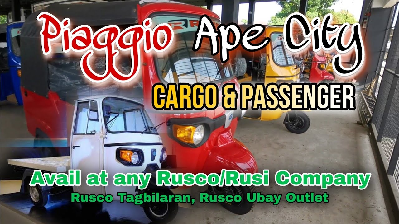 Introducing the New available RUPIA Tricab | Piaggio Ape Trikes | Marc ...